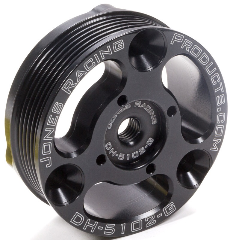 Crankshaft Pulley, Serpentine, Poly-V, 6 Rib, 4.000